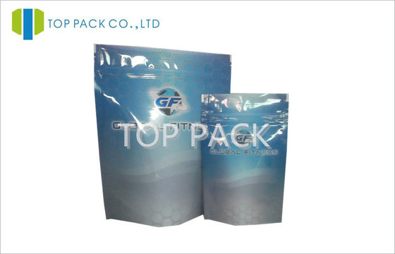 PET / AL / PE Ziplock Stand Up Pouches for Healthy Nutrition Products