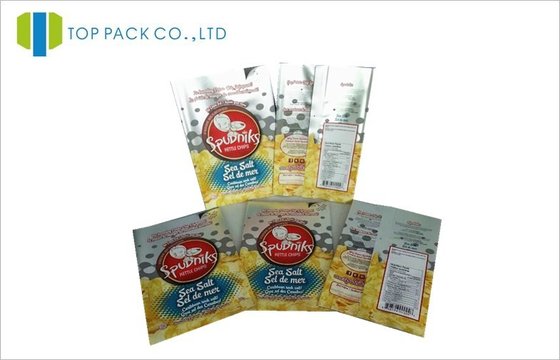 Potato Chips Aluminum Foil Bags Air Inflation Moisture Proof 50g 12C