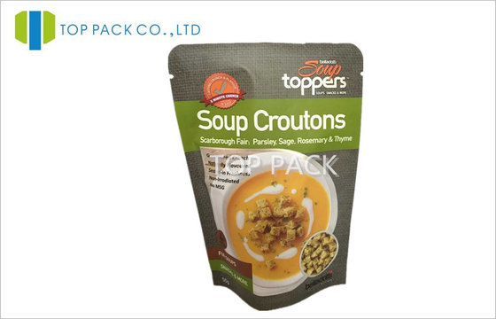 MOPP / VMPET Printed Stand Up Pouches Foil Lamination For Healthy Food 50g
