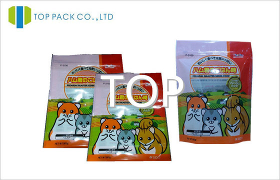 PET / VMPET / PE Resealable Pet Food Packaging For Refill Pack Usage Biodegradable