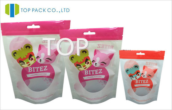 PET / AL Flexible Packaging Pouches With Zipper , Food Grade Plastic Bags For Fruit Chips