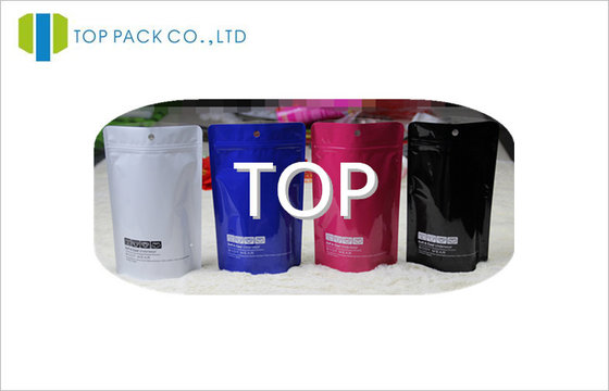 Zipper Self Standing Aluminum Foil Custom Printing Plastic Laminated Pouch