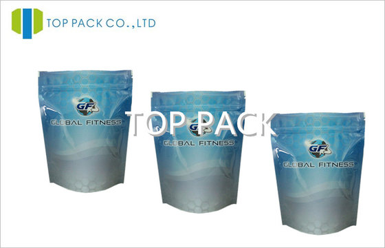 Top Zipper Stand Up Pouches For Food Gravure Printing 60 x 230 x 70mm