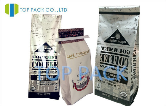 Food Grade 150mic Stand Up Gusseted Cellophane Bags With Tin Tie