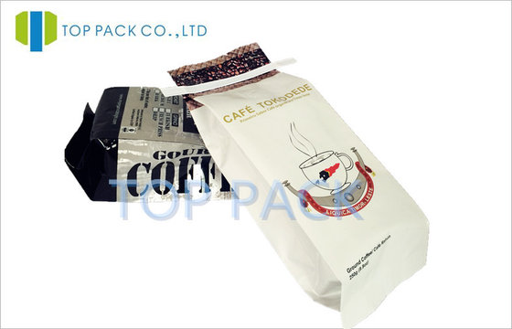Heat Sealing Side Bottom Gusset Bags Aluminum Foil For Coffee Powder