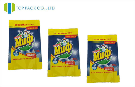Washing Powder Aluminum Foil Pouches Moisture Proof Gravure Printing