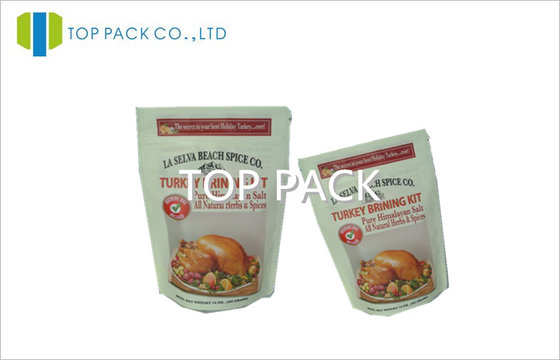 Customized Stand Up Pouch Packaging Fire Chicken Packaging Zipper Bags