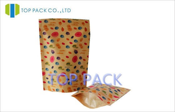 Square Corner Stand Up Pouch Packaging Food Grade Rice Packing Use