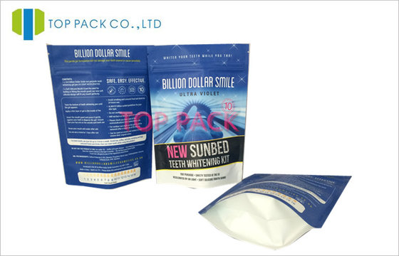 BPA Free Stand Up Food Pouches PET / PE Resealable Zipper Bottom Gusset