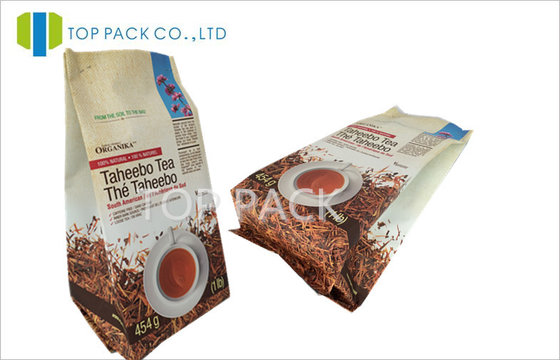 Custom Printed Side Gusset Bags Flour / Cereals Plastic Food Packaging Moistureproof