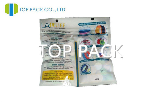 Plastic Laminated Fishing Lure Packaging Top Zipper Bag Special Design