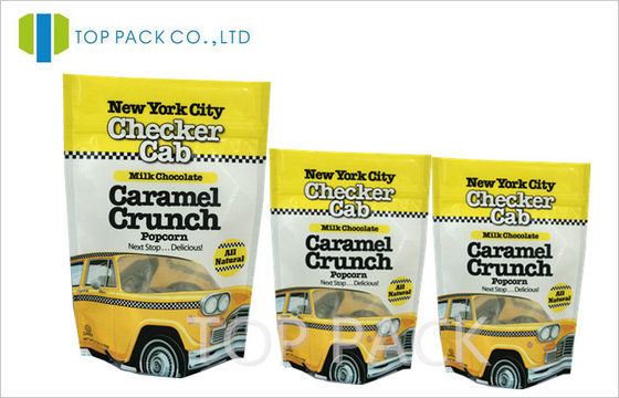 Customizable Printed Plain Stand Up Pouches Aluminum Foil Blocking Light