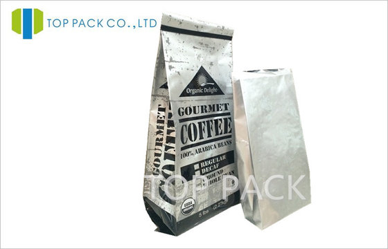 Top Open Standing Side Gusset Bags Customizable With Reclosable Tin Tie