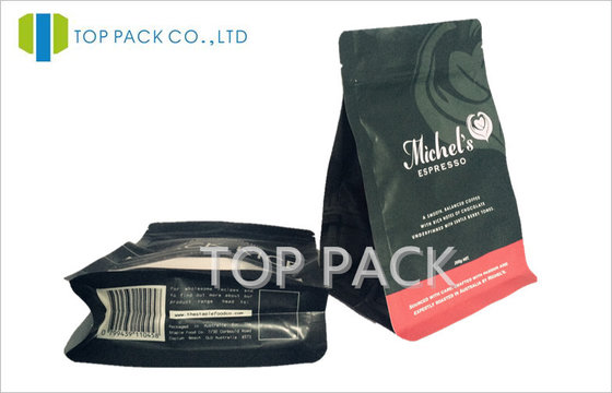 BPA Free Resealable Stand Up Pouches Zip Lock Custom Printed Food Packaging