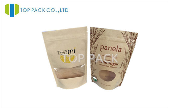 Isolation Zipper Stand Up Pouch With Window , Environmentally Friendly