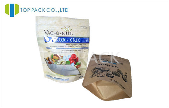 Zipper Printed Laminated Pouches Plastic Paper Pouch Packaging Standing