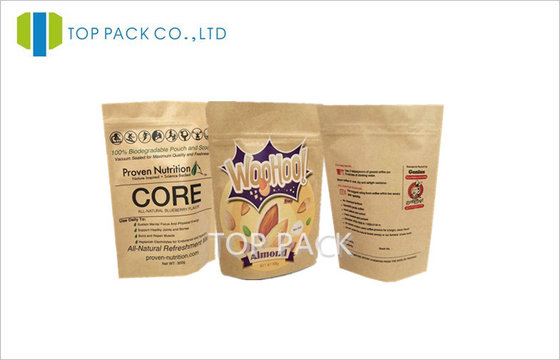 Foil Lined Stand Up Pouch Packaging Custom Printing Food Pouches Packaging