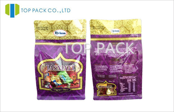 Plain Bottom Stand Up Packaging Coffee Beans Food Pouches Packaging Printing