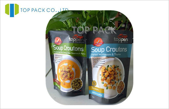 PET Laminated Food Aluminum Foil Bags / Moistureproof Aluminum Foil Ziplock Bag