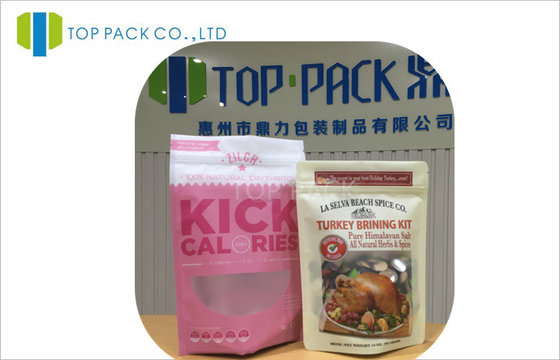 BPA Free Zipper Closure PET/PE Food Pouch Packaging Individual Logo