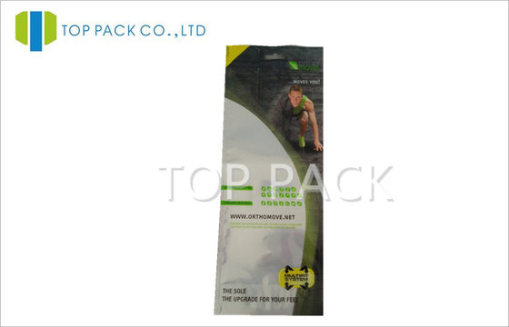 Customized Insole Plastic Laminated Paper Bags  With Window