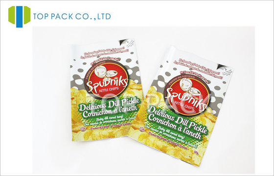 Food Grade Heat Seal Chips Aluminum Foil Bags For Nuts Food Packaging