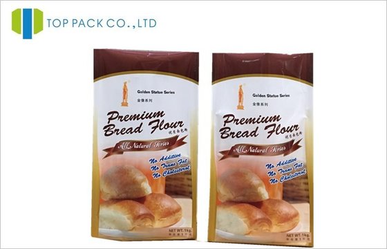 PET / PE Plastic Heat Seal Food Grade Bag , Tea Coffee Food Packing Side Gusset Pouch