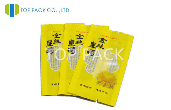 Moisture Proof Aluminum Foil Bags Heat Seal Tear Notch Tea pouch food packaging