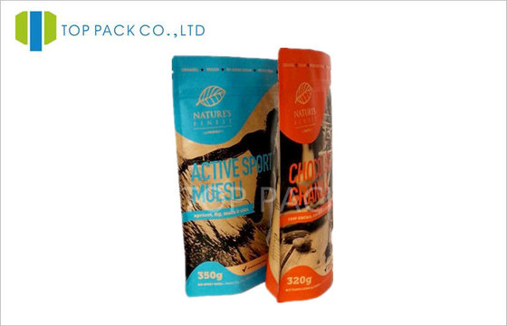 Food Use aluminum foil stand up pouch Packaging , stand up food bags