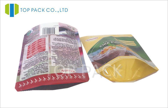 Gravure Stand Up Food Pouches Custom Printing , Condiment Packaging Doypack