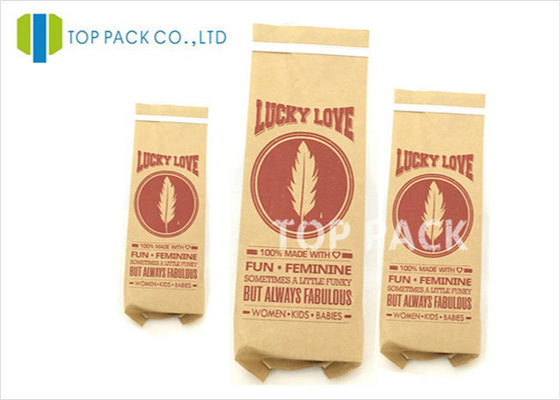 OEM Side Gusset Bags Kraft Paper Moisture Proof Tin Tie Coffee Plastic Laminated