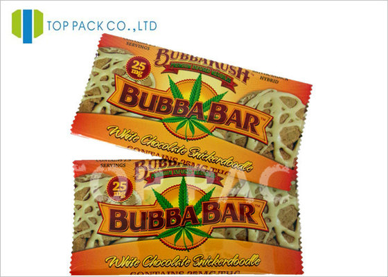 Heat Sealing Printed Laminated Pouches , Back Seal bag Aluminum Foil Cookies