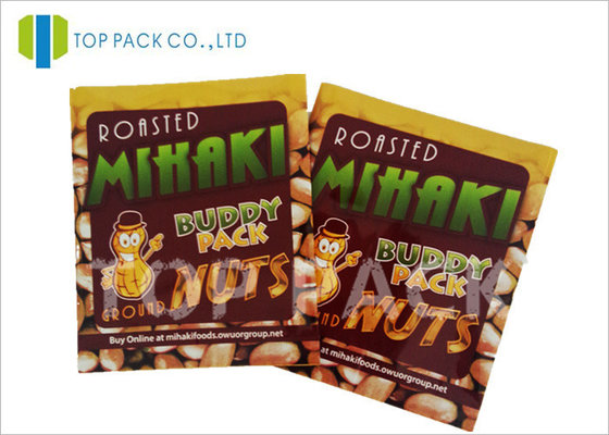 Back Sealing Custom Printed Laminated Pouches Foil Crisps Packaging