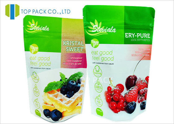Moisture Proof Printed Laminated Pouches , custom made Foil Zip Lock pouch food packaging