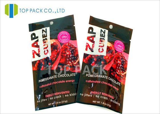 Food Plastic Stand Up Pouch Packaging Zip Lock Laminated Tear Notch