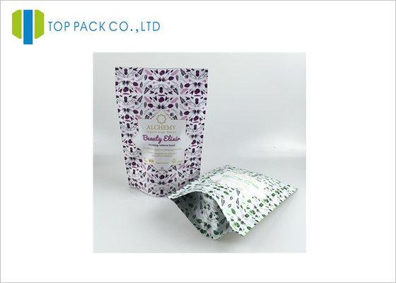 350 G Matte Aluminum Bags Food Packaging , Custom Zipper Pouches For Powder
