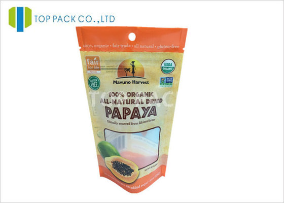 100G Matte Stand Up Pouch Packaging , plastic bags for packaging Dried Food