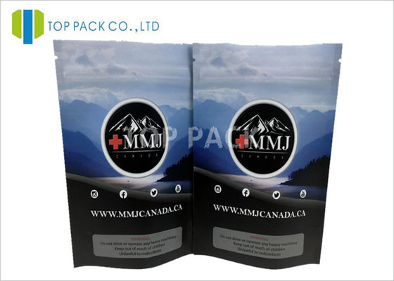 Full Color Printed Window stand up ziplock bags Foil Laminated Tobacco Food