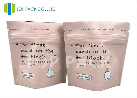Air Barrier Laminated Foil Stand Up Bags , Zipper ized packaging bags Facial Use