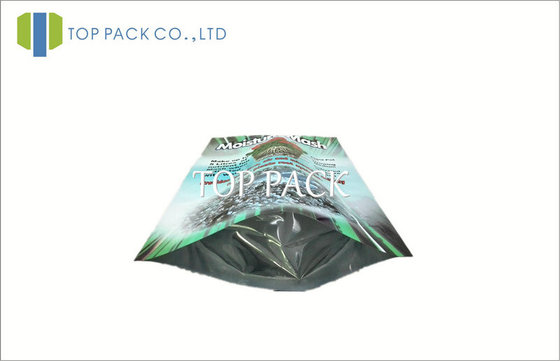 Aluminum Foil Stand Up Pouch Bag For Seeds Packaging 80mic - 200mic
