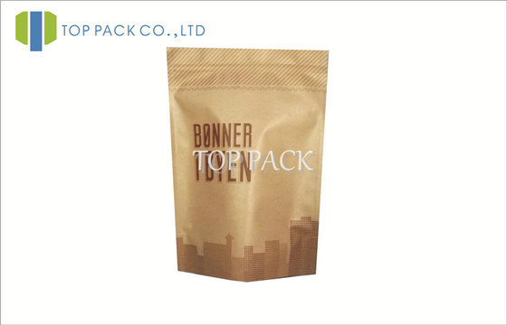 Brown Kraft Paper Stand Up Pouch
