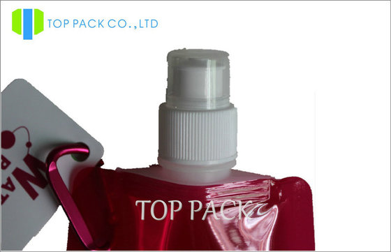 Gravure Printing Stand Up Pouches With Spout , Washing Liquid Packaging Bag