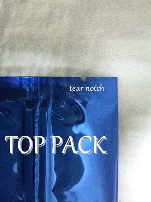 Customized Plain Stand Up Pouches , Aluminum Foil Bag With Tear Notch