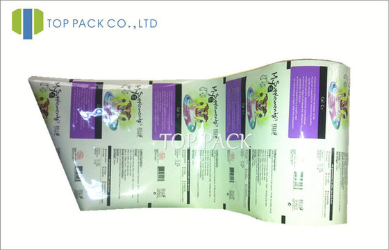 Laminated Plastic Packaging Film Roll , 2 Layer / 3 Layer Food Packaging Film