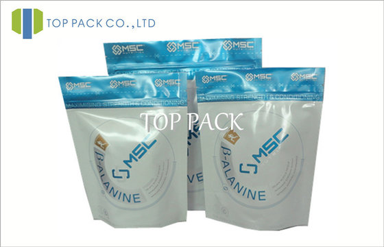 Small Foil Packaging Bags With Zipper For Food , Aluminum Foil Printed Bags