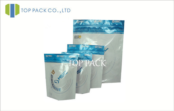 Small Foil Packaging Bags With Zipper For Food , Aluminum Foil Printed Bags