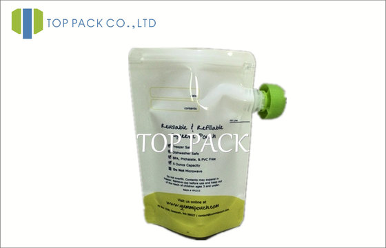 Printed Stand Up Pouch With Spout