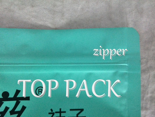 Small Plastic Zipper Pouch With Window For Socks Packaging MOPP VMPET PE