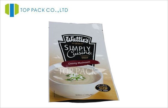 Mini Reusable Stand Up Pouch Packaging , Soup / Frozen Food Pouch Bags 500g