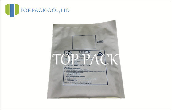 Laminated Aluminum Foil Bags For Food Packaging , Three Side Heat Seal Foil Bags